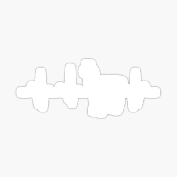 "Alpaca Heartbeat ECG Llama Andes Peru" Sticker for Sale by redshirtz ...