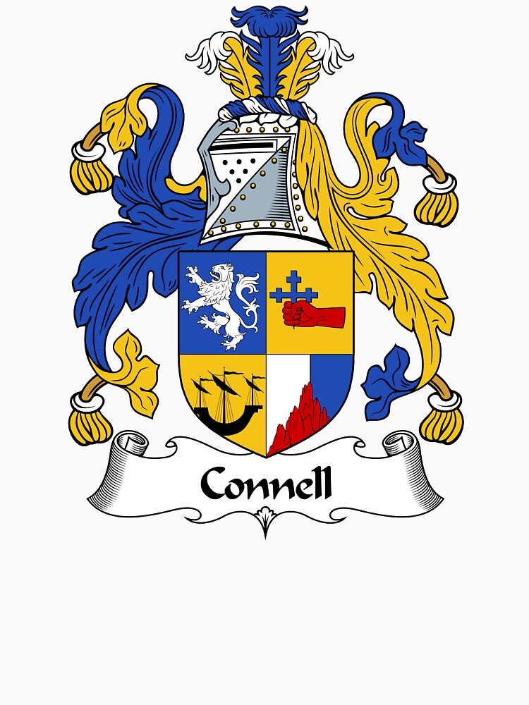 "Connell Coat of Arms / Connell Family Crest" T-shirt for Sale by ...