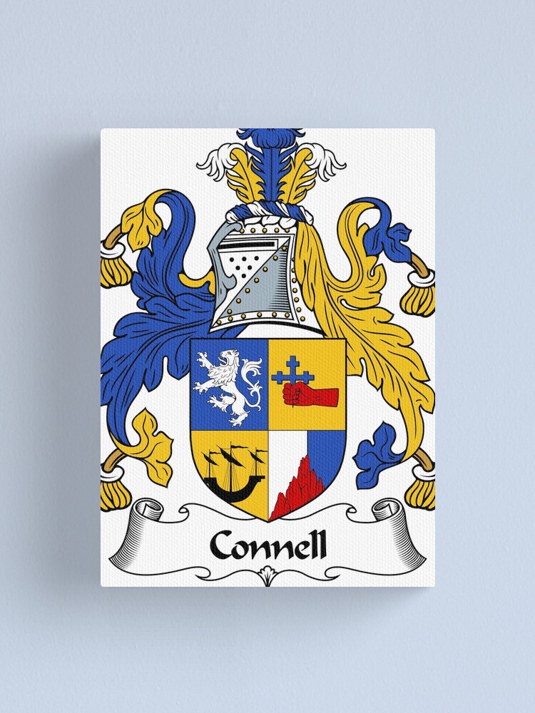 "Connell Coat of Arms / Connell Family Crest" Canvas Print for Sale by ...