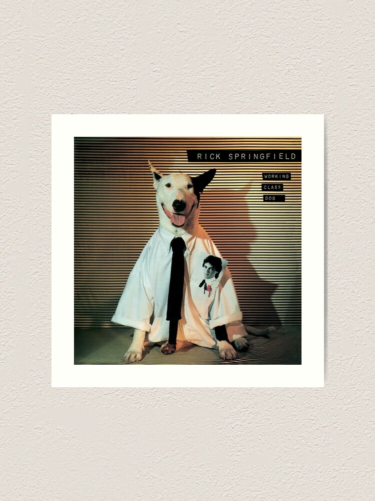 "Working class dog" Art Print for Sale by Moralhh | Redbubble