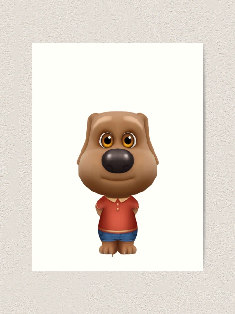 "talking tom and friends" Art Print for Sale by DiDo2095 | Redbubble