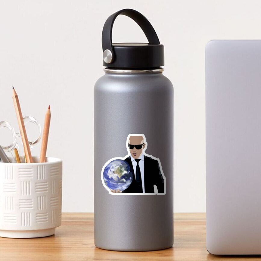 "mr worldwide sticker drawing" Sticker for Sale by paymydebt | Redbubble