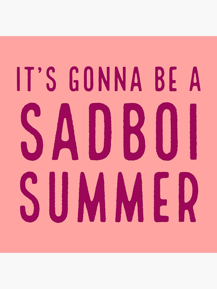 "Sadboi" Sticker by Babble69 | Redbubble