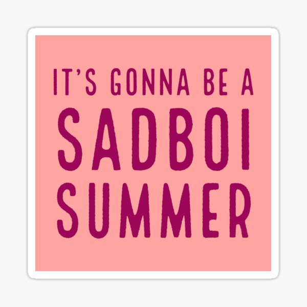 "Sadboi" Sticker by Babble69 | Redbubble
