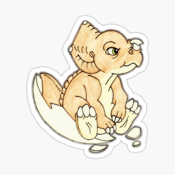 "The Land Before Time: Baby Cera" Sticker for Sale by Milly2015 | Redbubble
