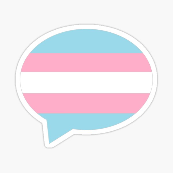 "'Subtle Trans Pride'" Sticker for Sale by kerrangutang | Redbubble