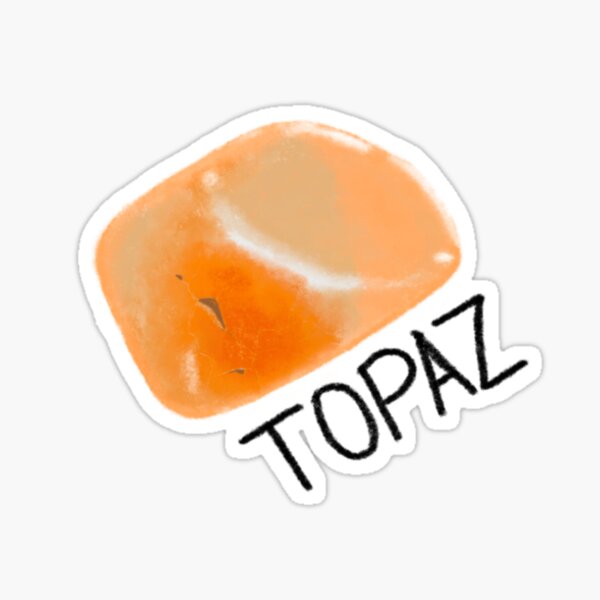 "TOPAZ" Sticker by eleonardi | Redbubble