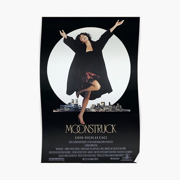 "Moonstruck Poster" Poster for Sale by peyyekennak | Redbubble