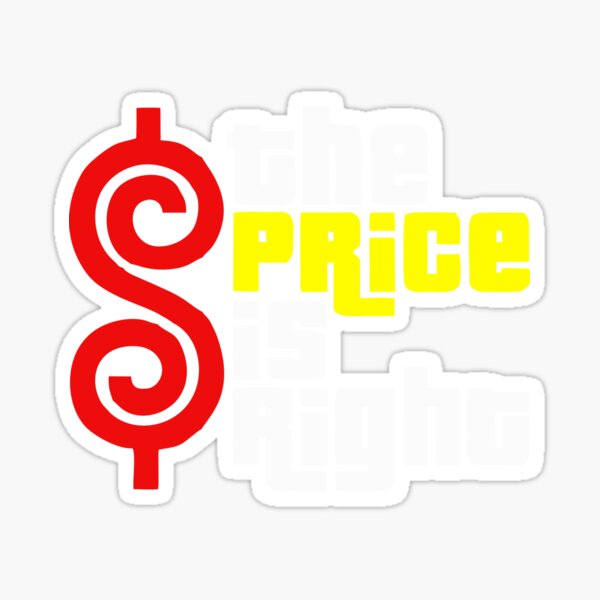 "BEST SELLER - The Price is Right Merchandise" Sticker for Sale by ...