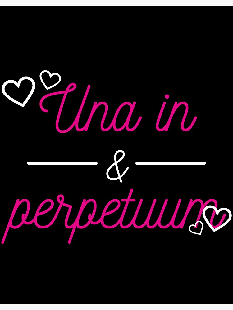 Pegatina «Una a perpetuum, por siempre juntos» de SeoulKorea | Redbubble