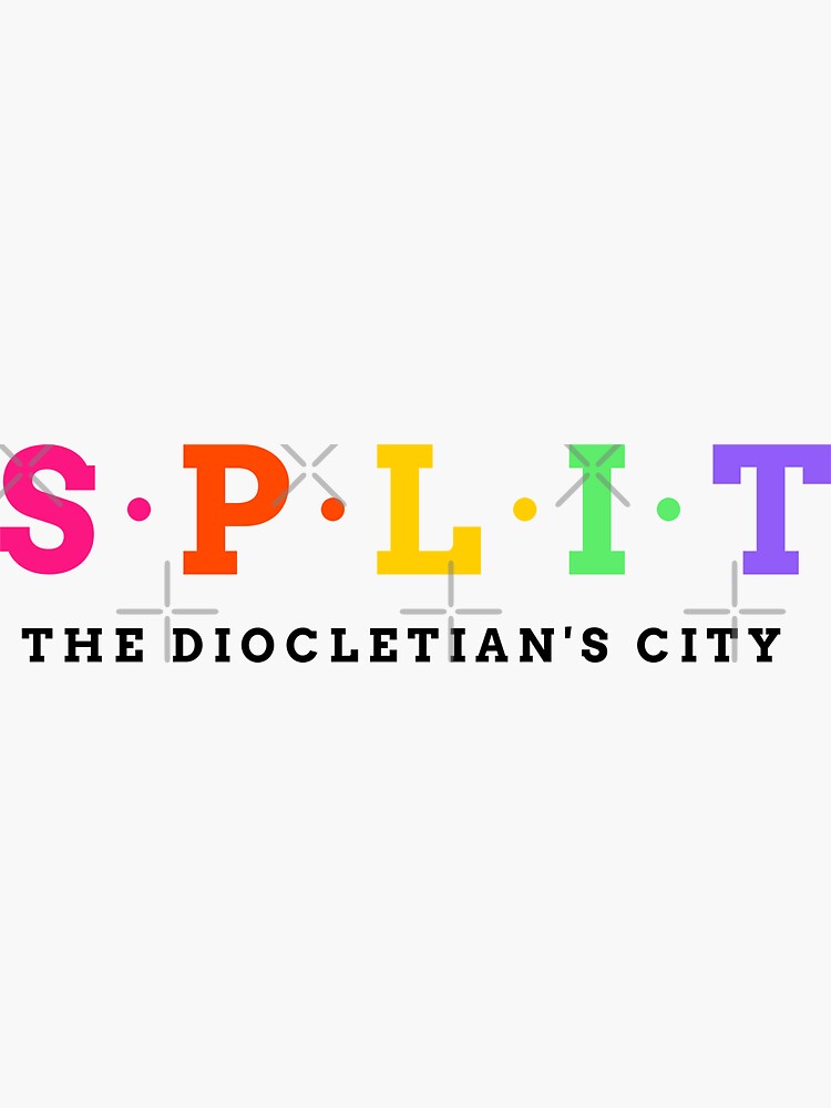 "Split, Croatia " Sticker by Koolstudio | Redbubble