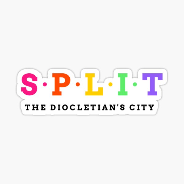 "Split, Croatia " Sticker by Koolstudio | Redbubble