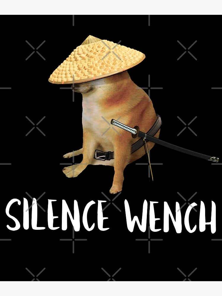 "Samurai Cheems" Photographic Print by BakaGaijin | Redbubble