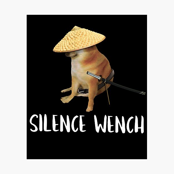 "Samurai Cheems" Photographic Print by BakaGaijin | Redbubble