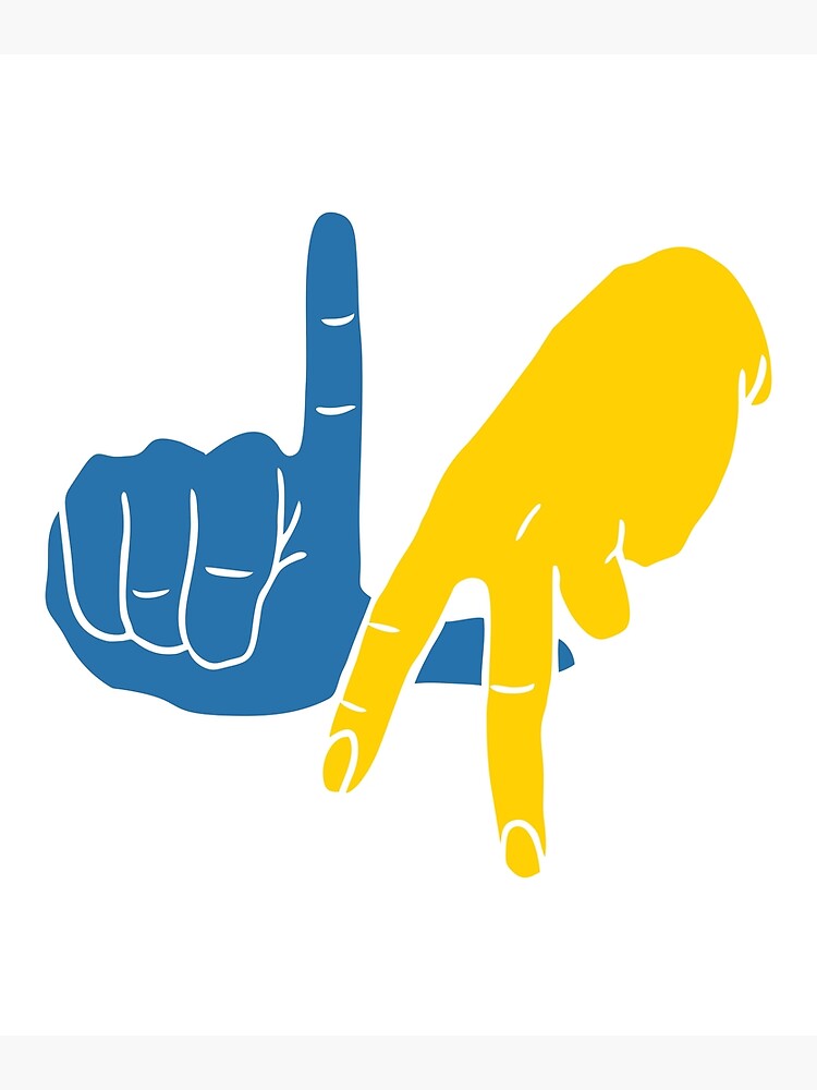 "LA Hand sign, OH MY! university top trending" Poster for Sale by ...