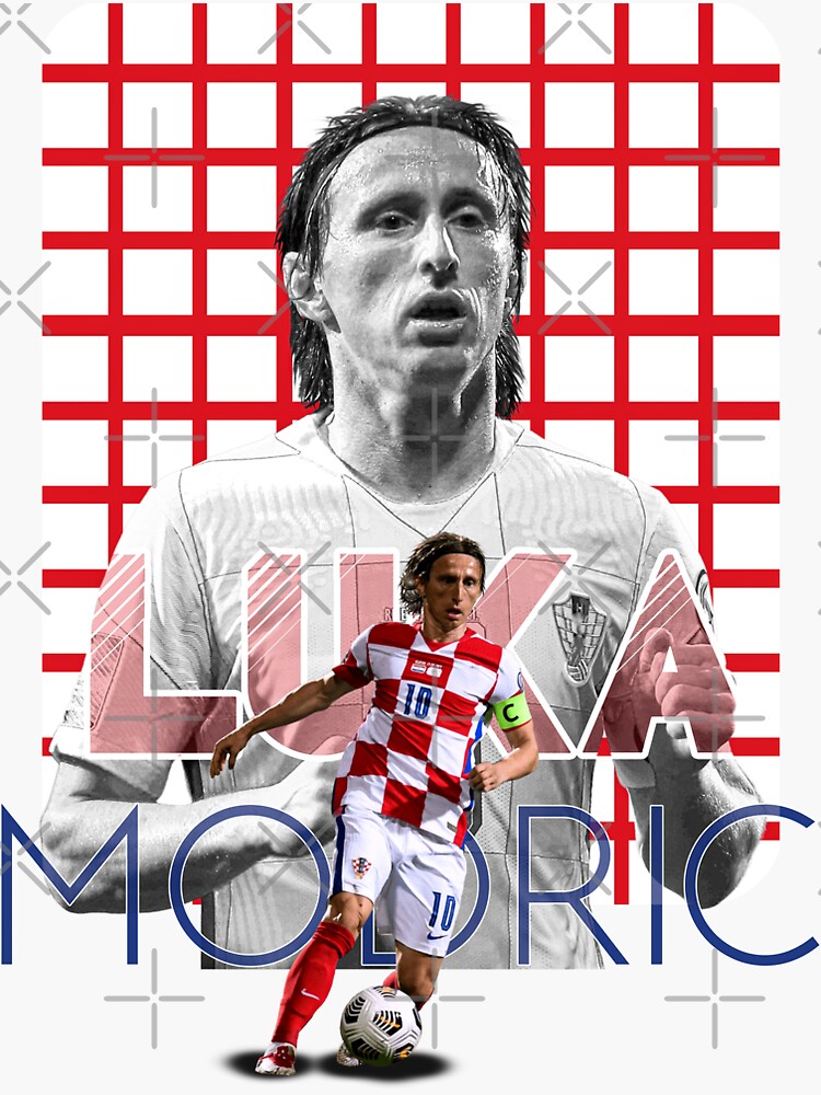 "luka modric " Sticker for Sale by frijaaido | Redbubble