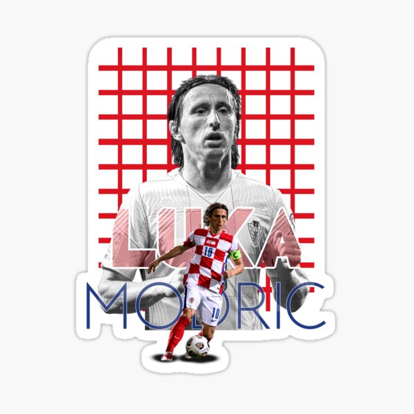 "luka modric " Sticker for Sale by frijaaido | Redbubble