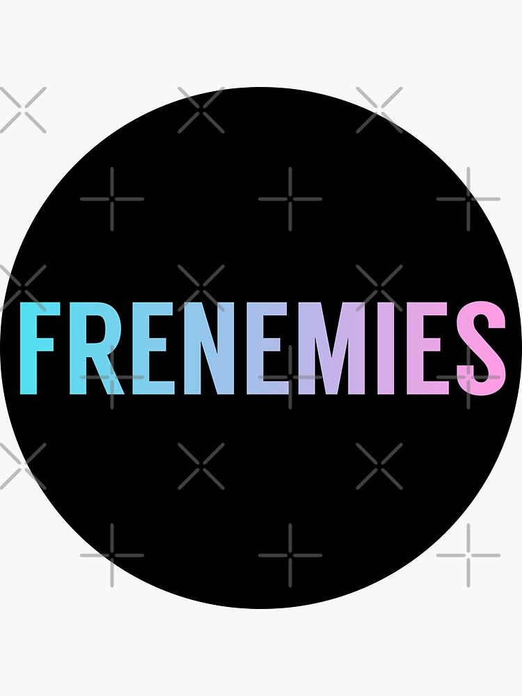 "Frenemies" Sticker by tinyteacups | Redbubble