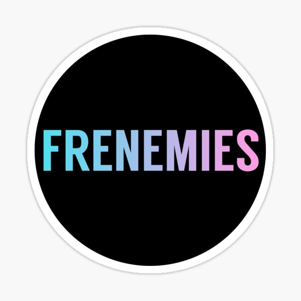 "Frenemies" Sticker by tinyteacups | Redbubble