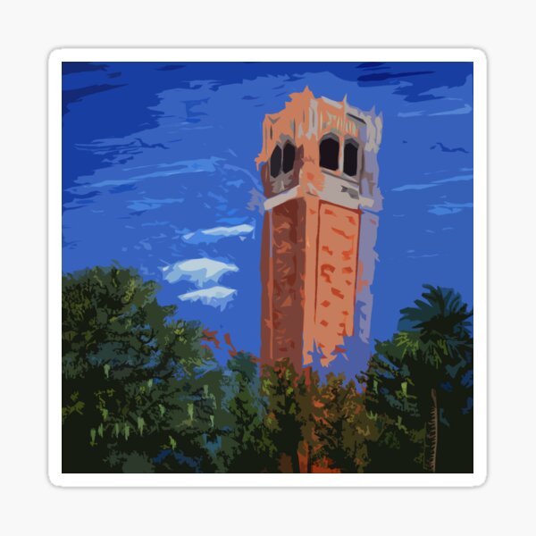 "UF Century Tower " Sticker by pgian15 | Redbubble