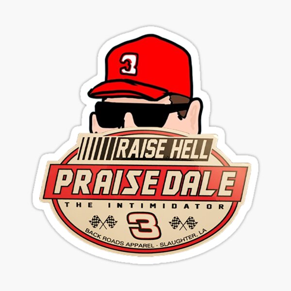 "Raise Hell Praise Dale" Sticker for Sale by zidaneaz | Redbubble