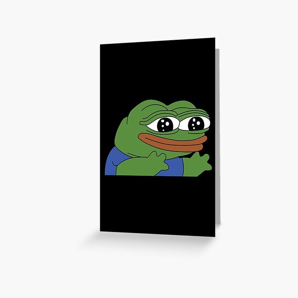 "peepoHug Emote High Quality" Greeting Card for Sale by SimplyNewDesign | Redbubble