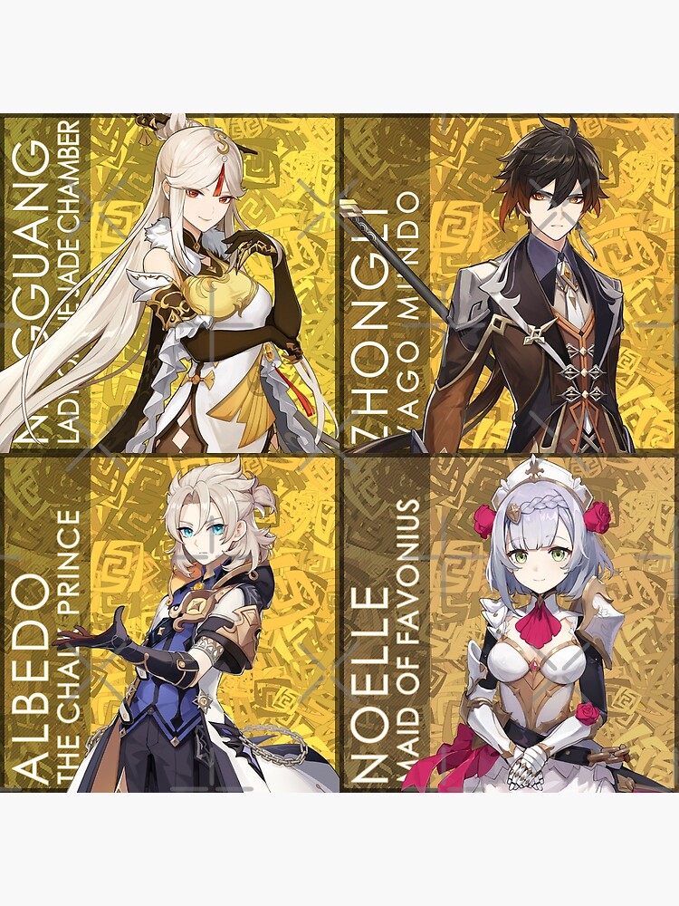 "Geo Character Genshin Impact" Poster for Sale by dudu-inpajamas ...