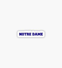 Notre Dame: Stickers | Redbubble