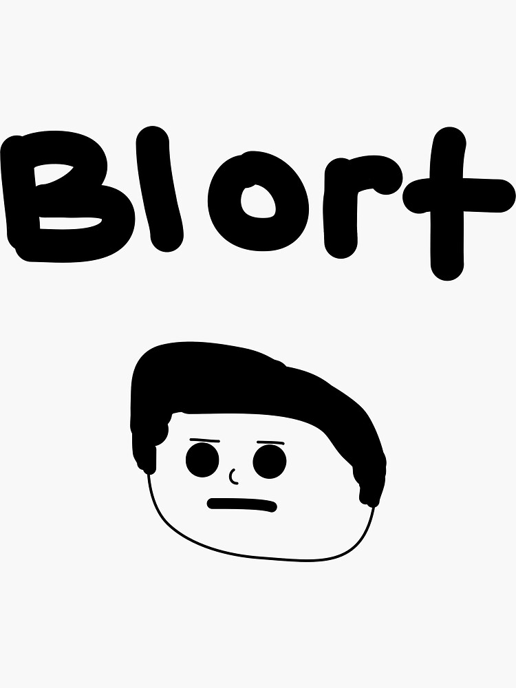 "Blort... Pure nonsense." Sticker for Sale by Blimp-Goods | Redbubble