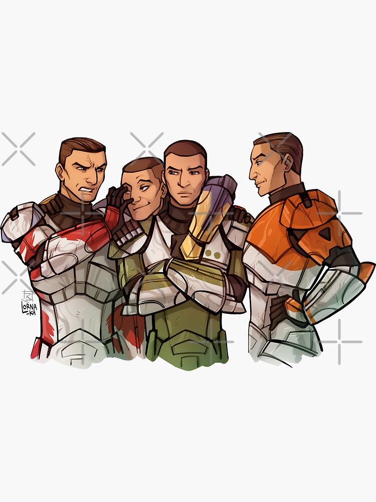 "SW RC Delta Squad" Sticker for Sale by lornaka | Redbubble