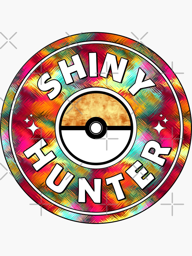 "Shiny Hunter Badge" Sticker for Sale by Lugonbe | Redbubble