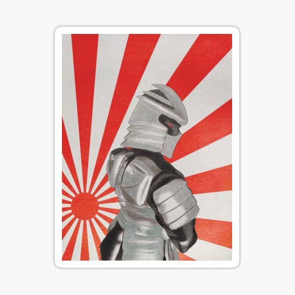 "SAMURAI - Shredder's armor" Sticker by VINSartwork | Redbubble