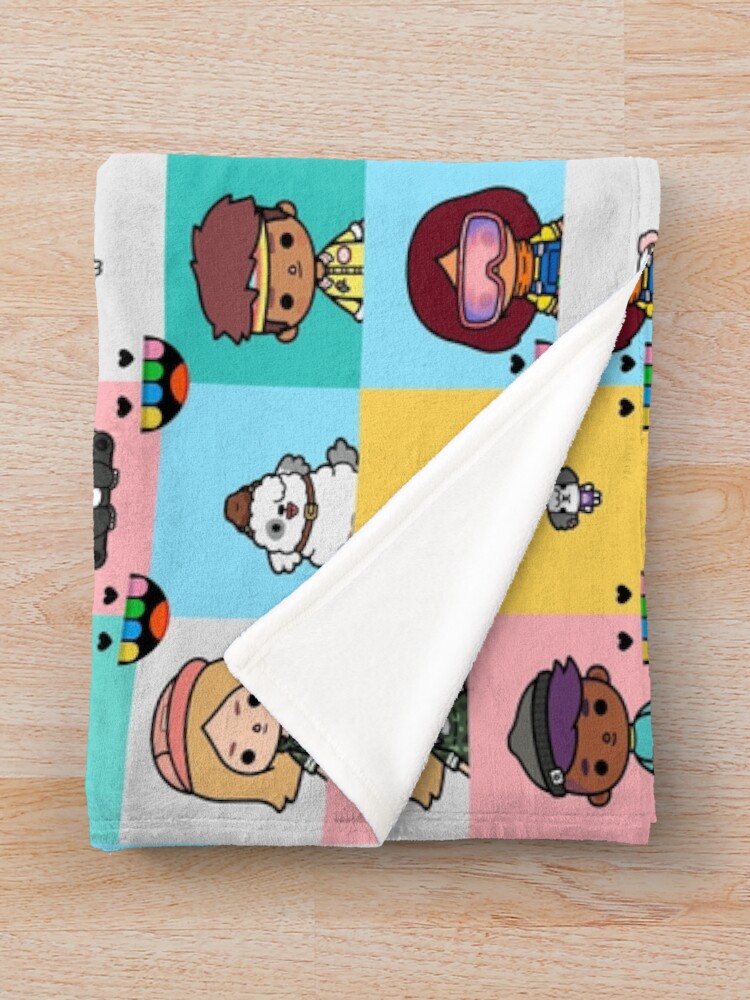 "toca boca - toca boca 2021 - toca life world" Throw Blanket by JAK-SON ...