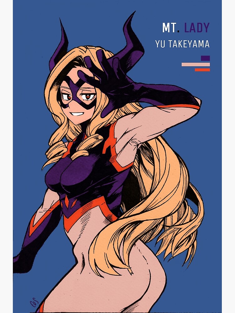 "MT. LADY - Yu Takeyama" Poster for Sale by Calou99 | Redbubble