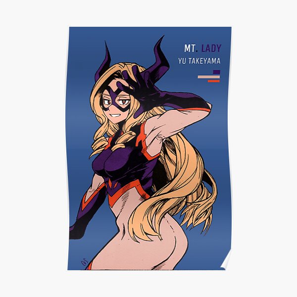 "MT. LADY - Yu Takeyama" Poster for Sale by Calou99 | Redbubble