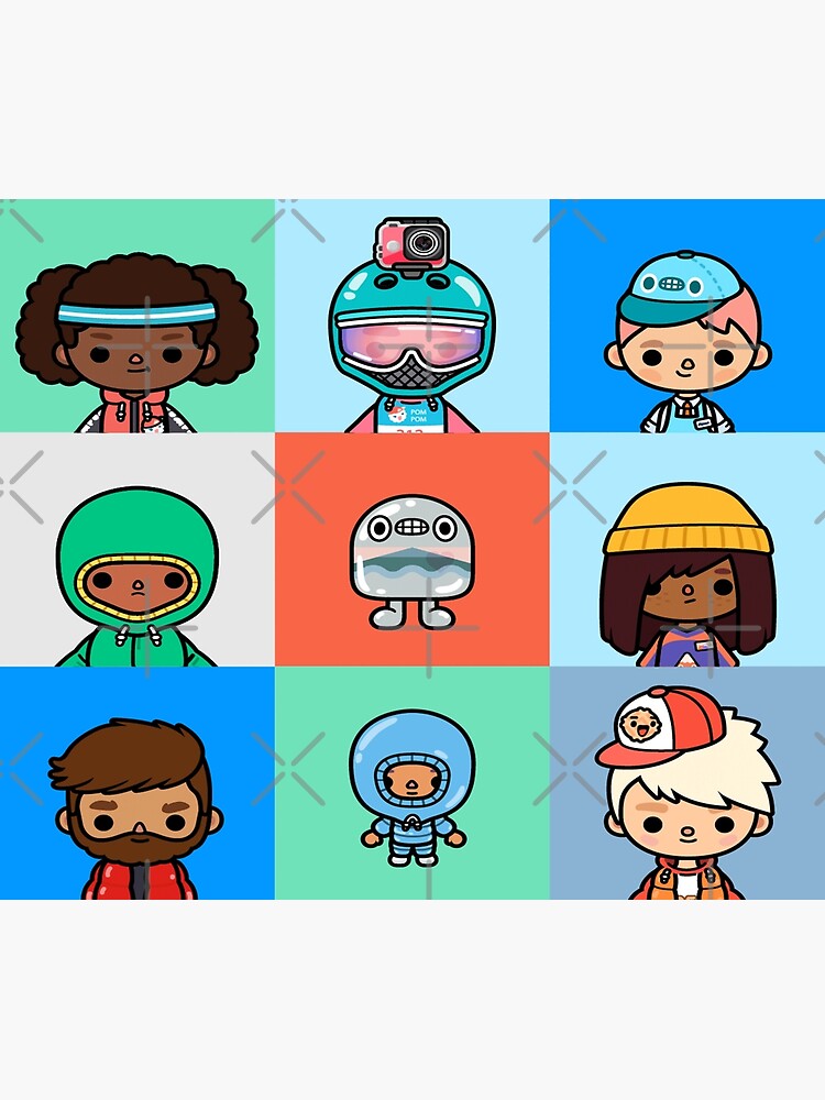 "toca boca - toca boca 2021 - toca life world" Art Print for Sale by ...