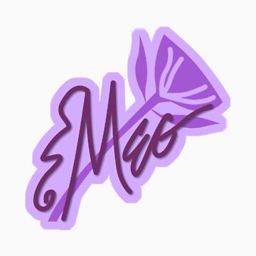 "Meg Symbol & Signature" Sticker for Sale by kferreryo | Redbubble