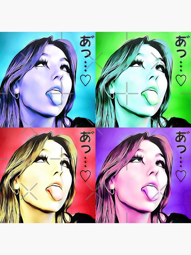 "Say Ahhh ♡" Sticker by Sawset | Redbubble