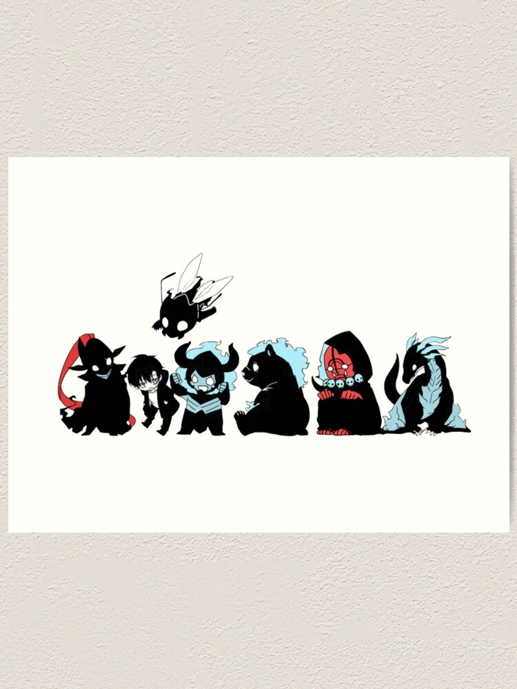 "Solo Leveling - All Team Chibi Design" Art Print for Sale by DreamCorp ...