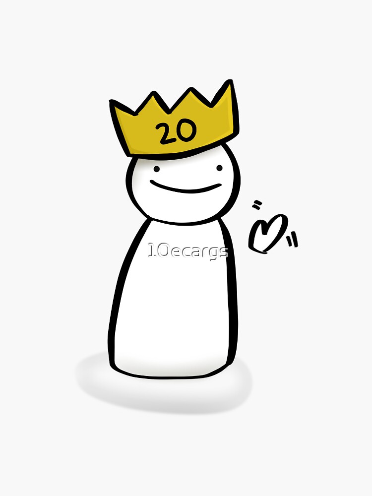 "Dream Blob MCYT Sticker" Sticker for Sale by 10ecargs | Redbubble