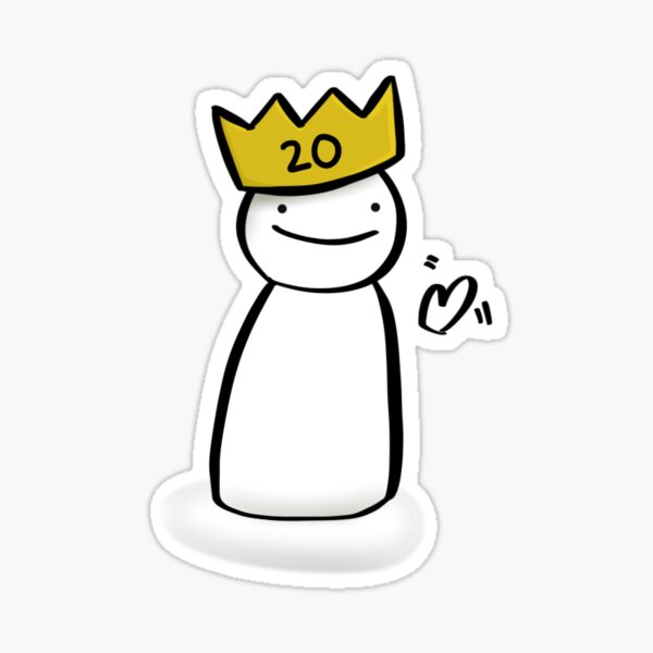 "Dream Blob MCYT Sticker" Sticker for Sale by 10ecargs | Redbubble