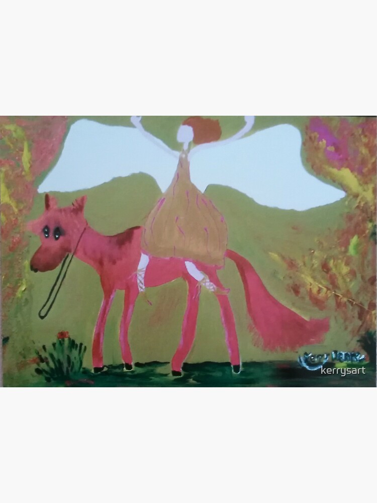 "Little Angel Rider" Sticker for Sale by kerrysart | Redbubble