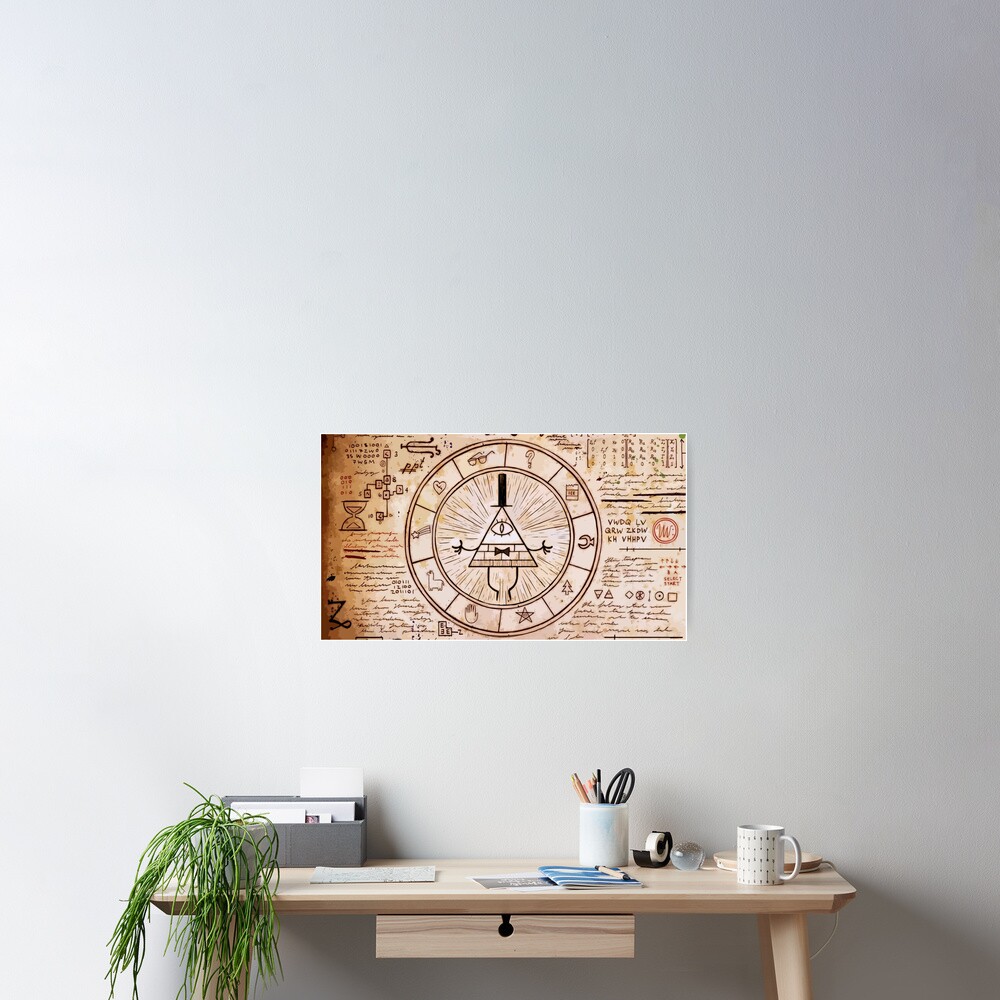 "bill cipher spell" Poster for Sale by AnimaTrish | Redbubble