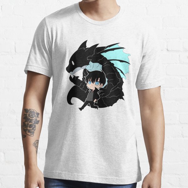 "Solo Leveling - Hero And Dragon Chibi Design" T-shirt for Sale by ...