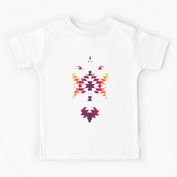 "Native American White / Fire Color Waterbird Design- Blue Background ...