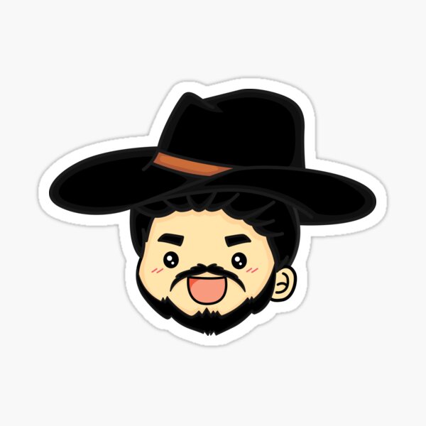 "Lawless Larry" Sticker by YellaBellyBoyss | Redbubble