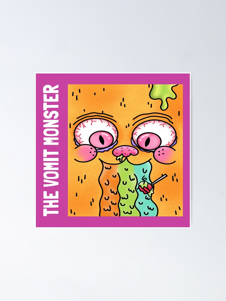 Póster «El monstruo del vómito Grossup» de Storopia | Redbubble