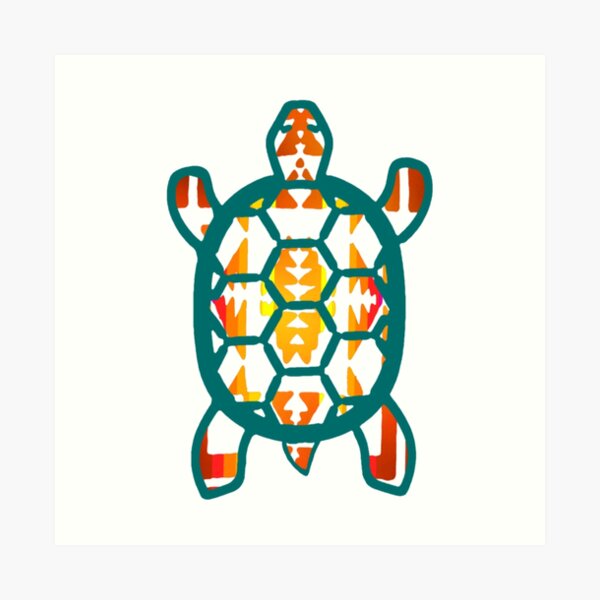 Native American Turtle Art Native American Navajo Hand Etched Turtle