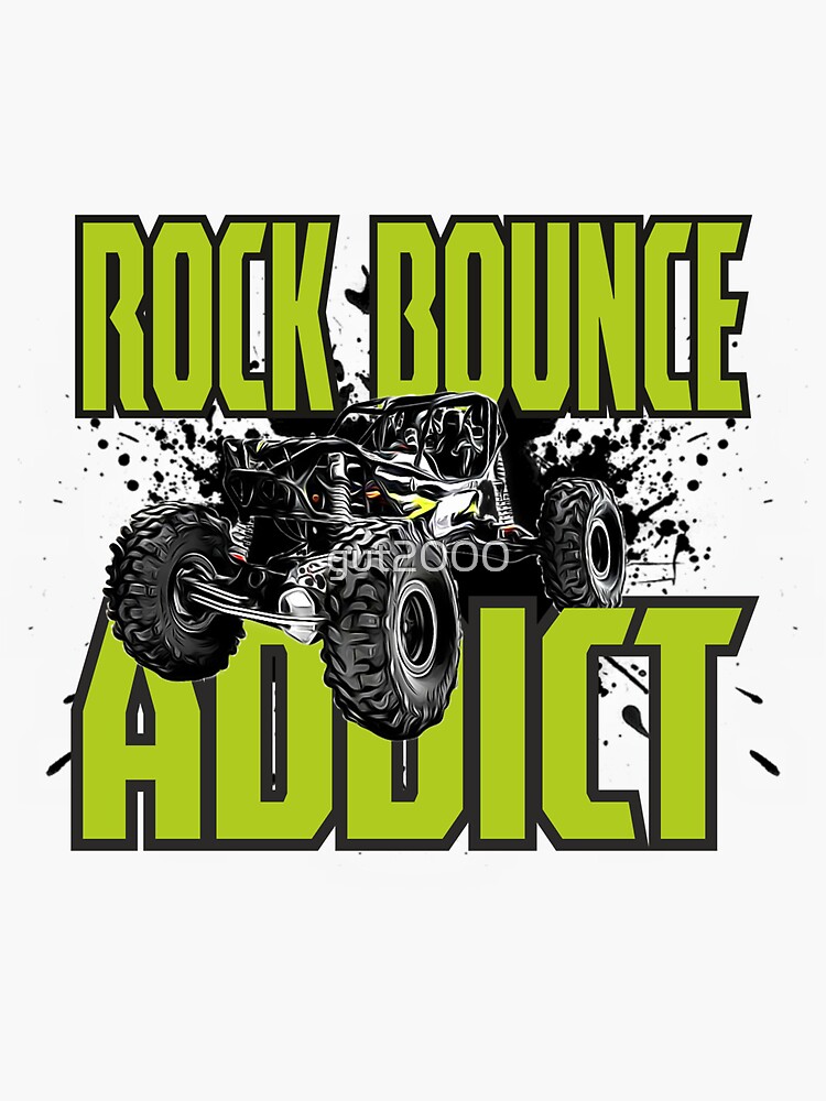 "rc rock bouncer hill climbing offroad racing" Sticker for Sale by ...