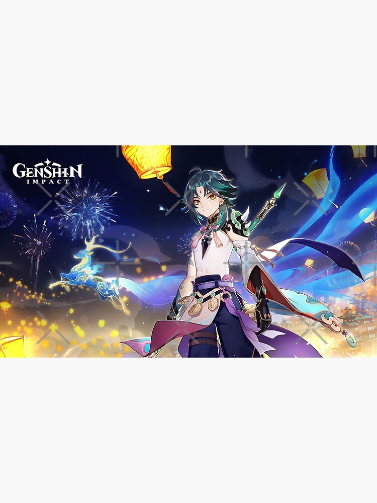 "Genshin Impact Lantern Liyue Festival With Xiao Official Artwork" Art ...